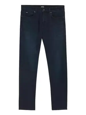 BOSS Slim-fit Jeans With Whiskering Effect - Blue
