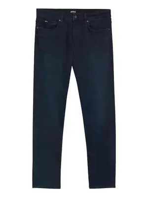 BOSS Slim-fit Jeans With Whiskering Effect - Blue