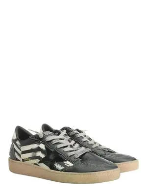 GOLDEN GOOSE Ball Star Sneakers With Star Patch - Black