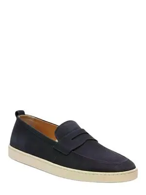 HENDERSON BARACCO Suede Slip-on Loafers - Blue