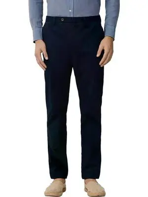 HACKETT LONDON Sanderson Belt-loop Trousers - Blue