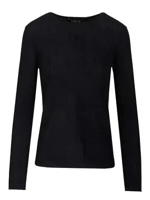 Max Mara Long Sleeve Crewneck T-shirt - Blue