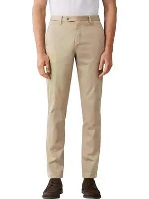 HACKETT LONDON Kensington Slim-fit Trousers - Neutrals
