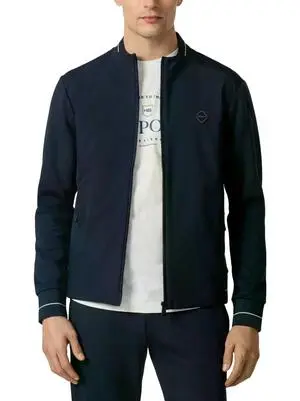 HACKETT LONDON Zip-up Track Sweatshirt - Blue