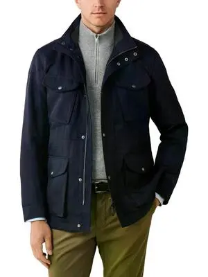 HACKETT LONDON Velospeed Four-pocket Jacket - Blue