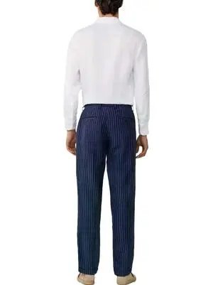 HACKETT LONDON Regent Pinstripe Chinos - Blue