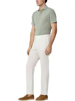 HACKETT LONDON Kensington Linen Chinos - Neutrals