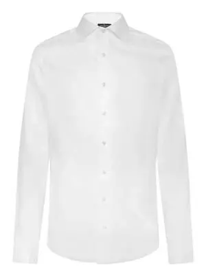 HACKETT LONDON Formal Cutaway-collar Oxford Shirt - White