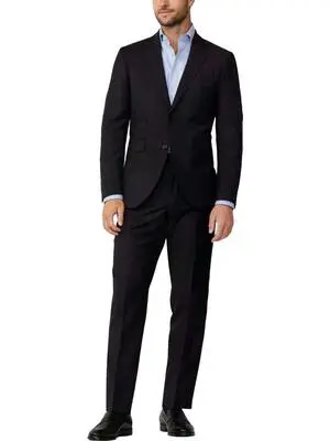 HACKETT LONDON Chelsea Wool Suit - Black