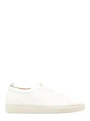 HENDERSON BARACCO Grained-leather Sneakers - White