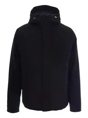 Herno Hooded Concealed-fastening Jacket - Blue