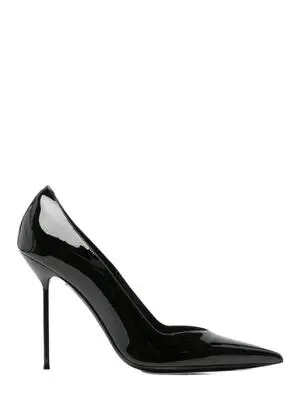 Paris Texas Patent Finish Pointed-toe Stiletto Heel Pumps - Black