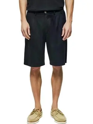 Chinese Laundry Belt-loops Bermuda Shorts - Black