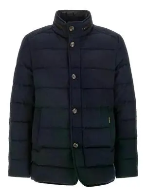 MOORER Nolde-ls9 Quilted Jacket - Blue