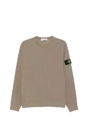 Stone Island Logo Patch Sweatshirt - Green