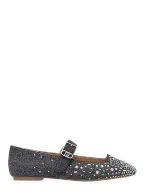 LIU JO LIU JO Crystal-Embellished Brigitte 11 Ballet Flats