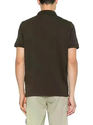 Stone Island Logo-patch Polo Shirt - Green