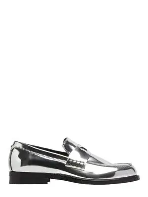Gcds Mirrored-effect Loafers - Silver