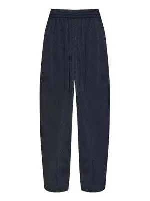 CASABLANCA Casablanca Monogram Jacquard Wide-Leg Trousers