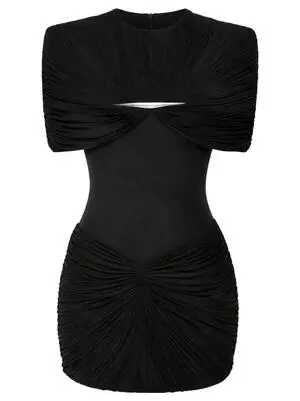 CHATS BY C.DAM CHATS BY C.DAM Draped Mini Dress
