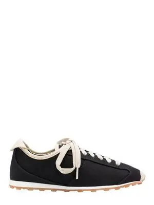 Jacquemus Lace-up Canvas Sneakers - Black