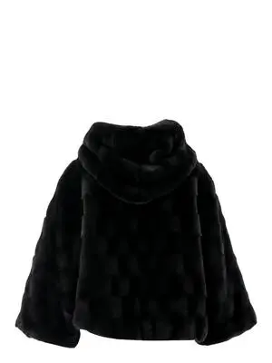 Pinko Cadetia Faux-fur Jacket - Black
