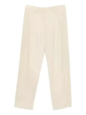 Liviana Conti Belt-loop Pocket Trousers - Neutrals