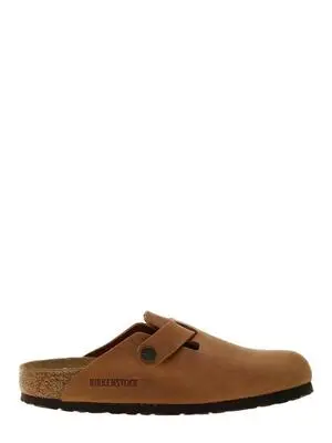 BIRKENSTOCK Boston Buckle-fastening Mules - Brown