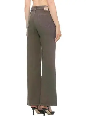 EMME Emmbaschi Patch-Pocket Wide-Leg Jeans
