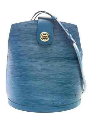 LOUIS VUITTON Louis Vuitton 1996 Epi Cluny Shoulder Bag Blue