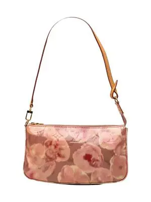 LOUIS VUITTON Louis Vuitton Monogram Vernis Ikat Pochette Accessories Shoulder Bag Pink