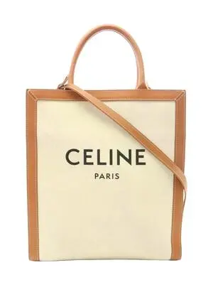 Celine Vertical Cabas Satchel - Brown