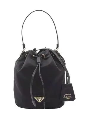 Prada Re Nylon Re Edition Bucket Bag - Black