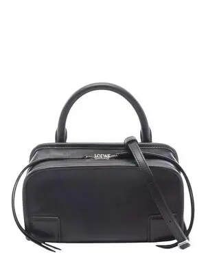 Loewe Mini Leather Amazona Satchel - Black
