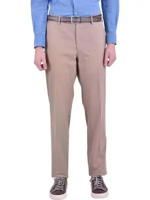DELL'OGLIO Tailored Gabardine Trousers - Neutrals