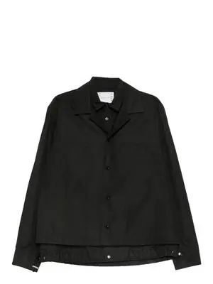 Sacai Layered Shirt Jacket - Black