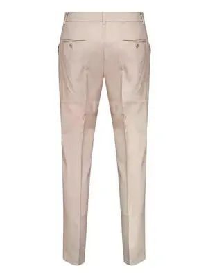 Max Mara Canon Pressed-crease Cropped Tailored Trousers - Pink