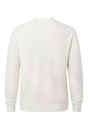 PAOLO PECORA Textured Knit Virgin Wool Sweater - White