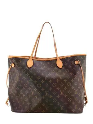 LOUIS VUITTON Louis Vuitton Neverfull Monogram Canvas GM Tote Bag Brown