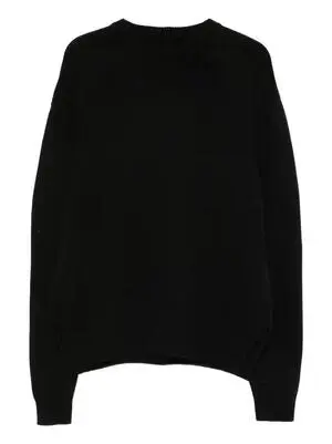 Rick Owens Crew Neck Sweater - Black