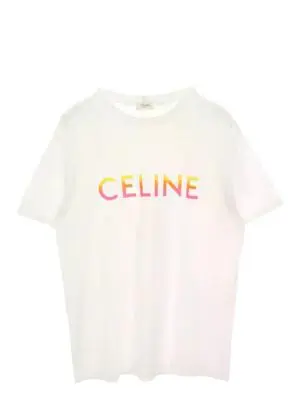 CELINE Celine 2010s Logo Print T-Shirt