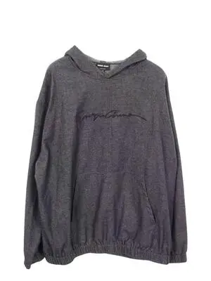 GIORGIO ARMANI Giorgio Armani Logo Embroidered Hoodie