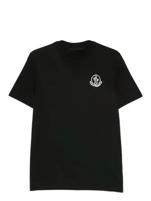 Moncler Logo-patch T-shirt - Black