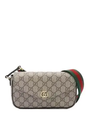 Gucci Ophidia Gg Supreme Shoulder Bag - Neutrals