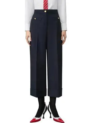 Thom Browne Hopsack Suiting Trousers - Blue