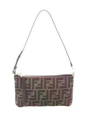 Fendi Zucca Handbag - Brown