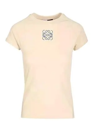 LOEWE LOEWE Anagram Embroidered Jersey T-Shirt