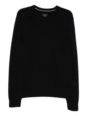 Rag & Bone Declan Fine Knit Crew Neck Sweater - Black