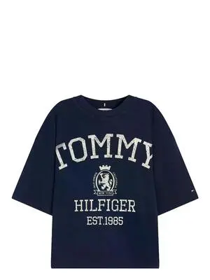 Tommy Hilfiger Logo Print T-shirt - Blue