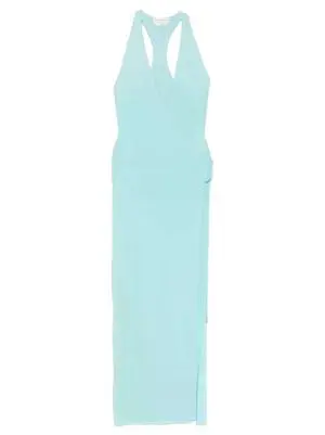 ASTA RESORT Lila Wrap Maxi Dress - Blue
